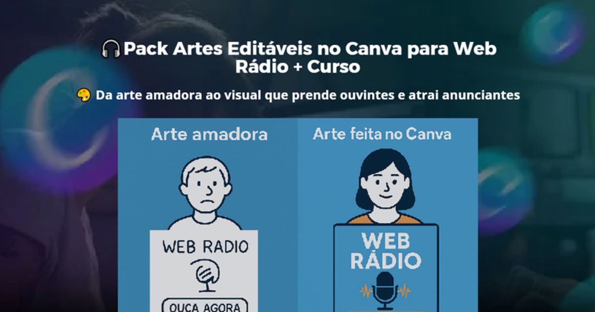 Canva para Web Rádio